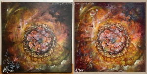 Altering a Flower Painting - Inspiration from Vatican Museums