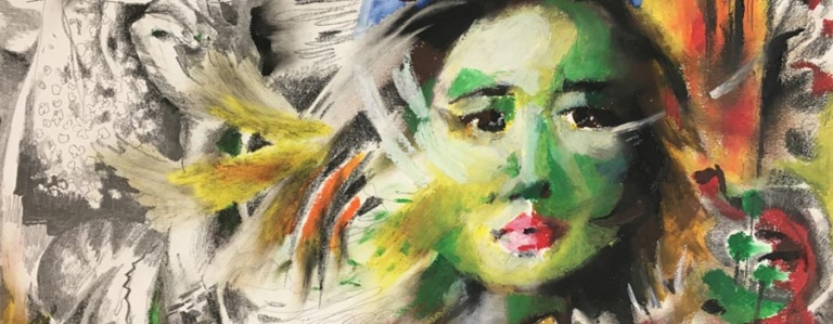 Innovative Portraits - Online Art Class for Mixed Media Artists